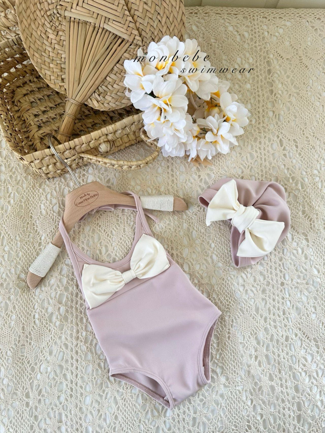 [PRE-ORDER] Coco Swim Suit + Hat Set (Mom Couple) – The bebe luna